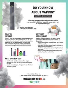 Dangers-of-Youth-Vaping-Fact-Sheet | Oklahoma Tobacco Helpline